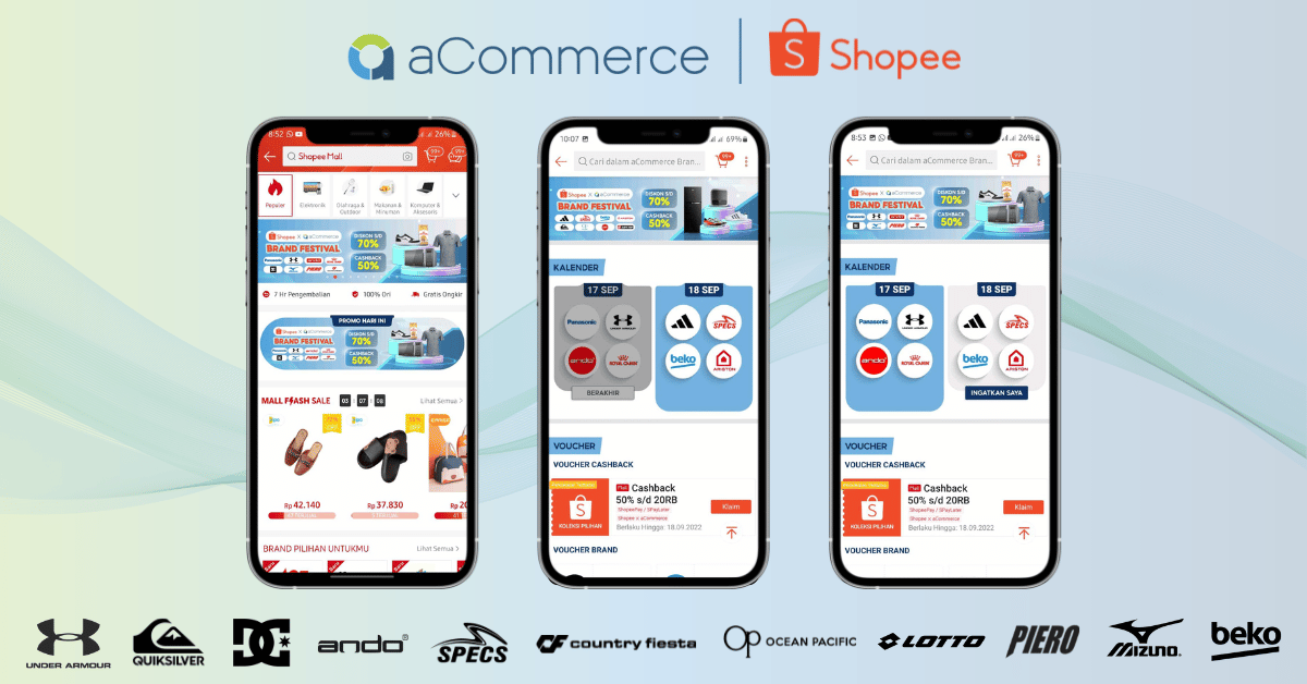 aCommerce Indonesia Enlivens Shopee Brand Festival, Supports Brand Client Sales - #1 All-In-One ...
